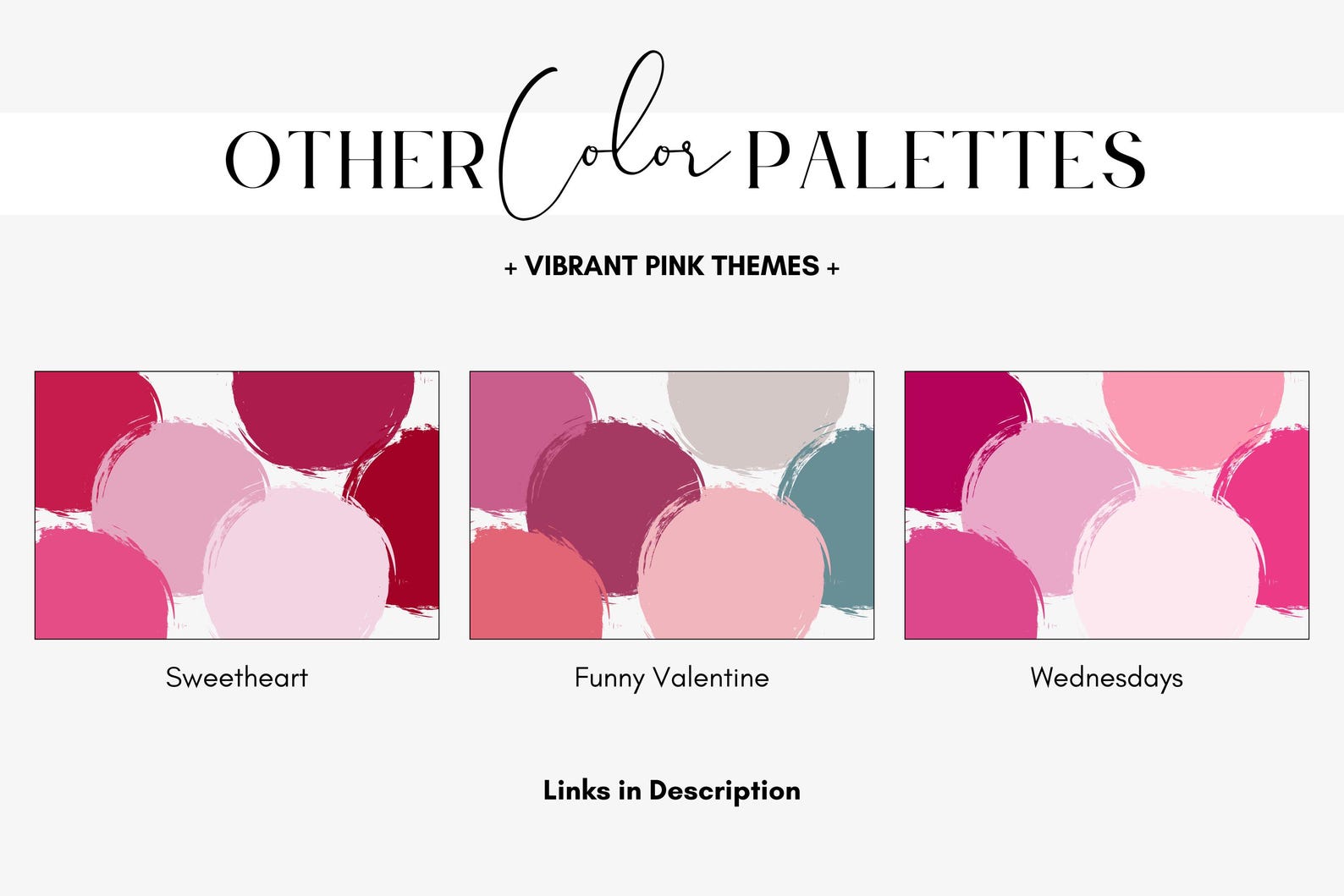 Bright Pink Shades, Blush Rose Color Palette, Valentine Brand Colors ...