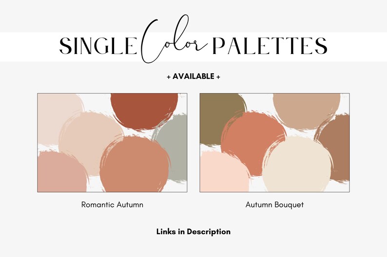 Soft Fall Color Palette, Earthy Boho Autumn Brand Colors, Peach ...