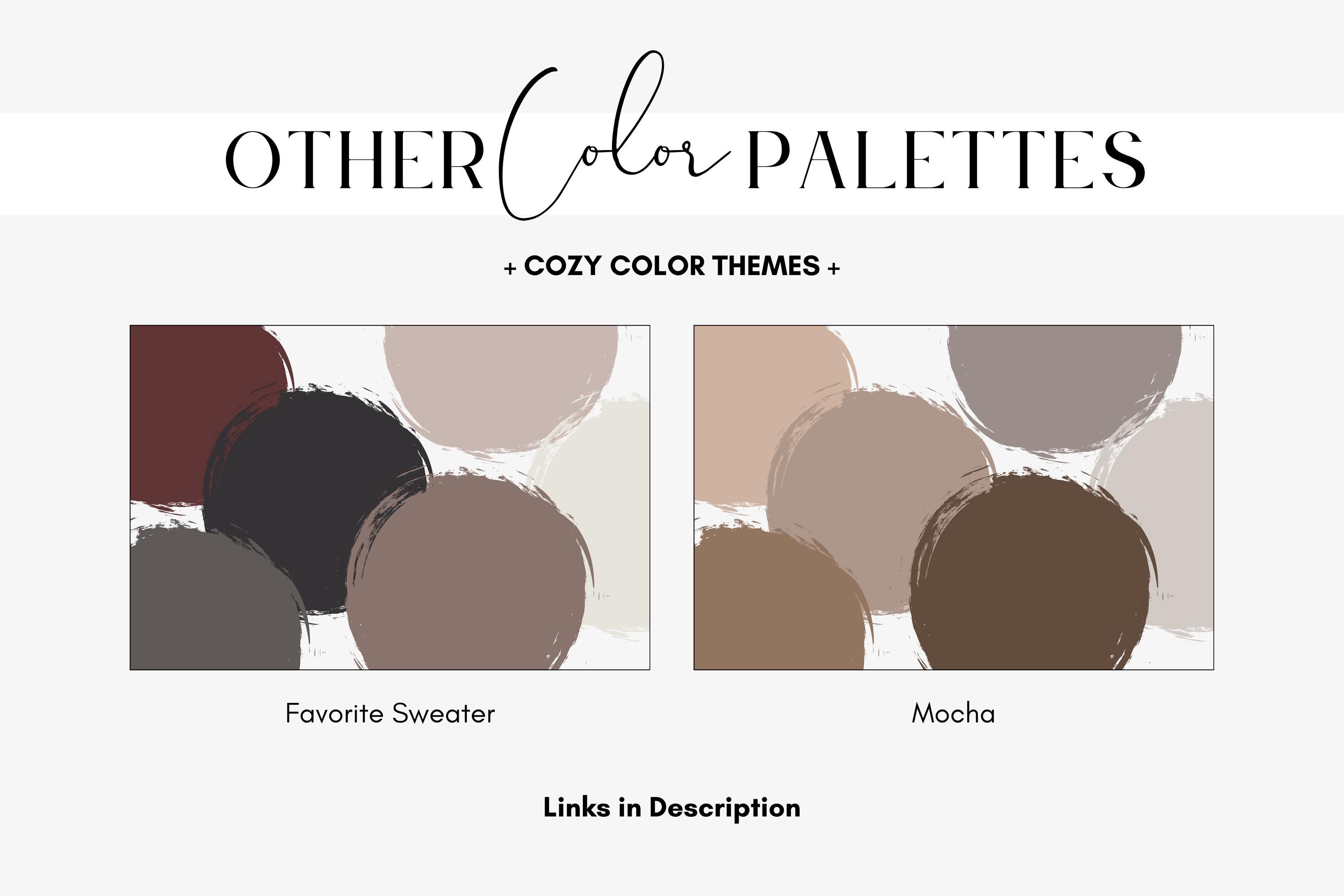 Mauve Color Palette, Natural Color Theme, Branding for Website and ...