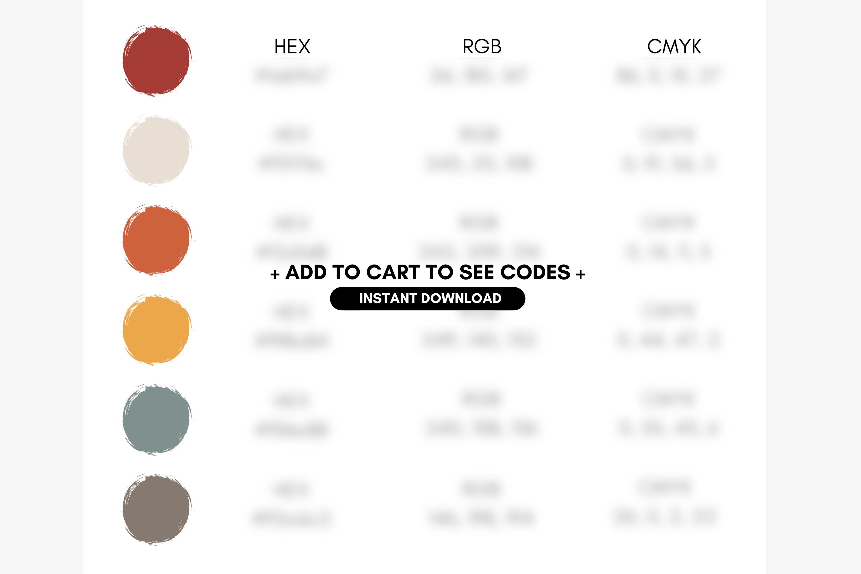 Pumpkin Patch Color Palette for Digital Marketing Materials, Autumn ...