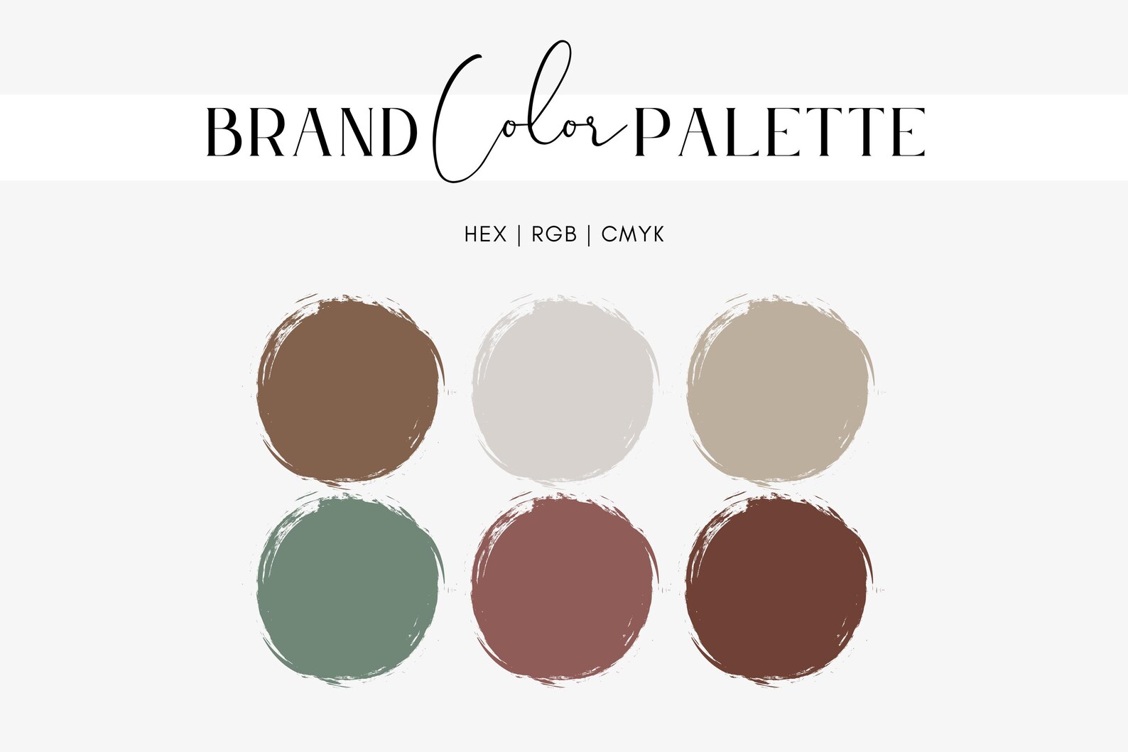 Fall Color Palette for Digital Marketing Materials, Autumn Brand Colors ...