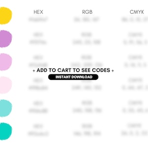 90s Nostalgia Color Palette for Branding Design, Bright Color Scheme ...