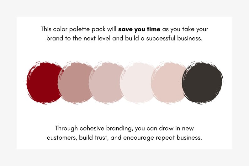 Romantic Color Palette, Cherry Red, Taupe, Blush Pale Pink, Sand ...
