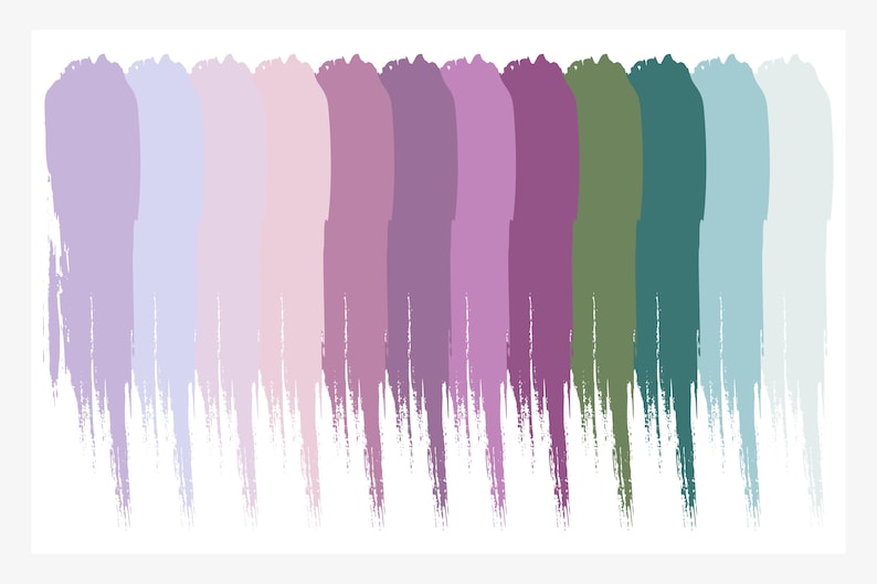 Lilac Spring Color Palette for Small Business Branding, Lavender ...