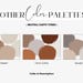 Mocha Color Palette, Boho Brand Colors, Earth Tones for Website and ...