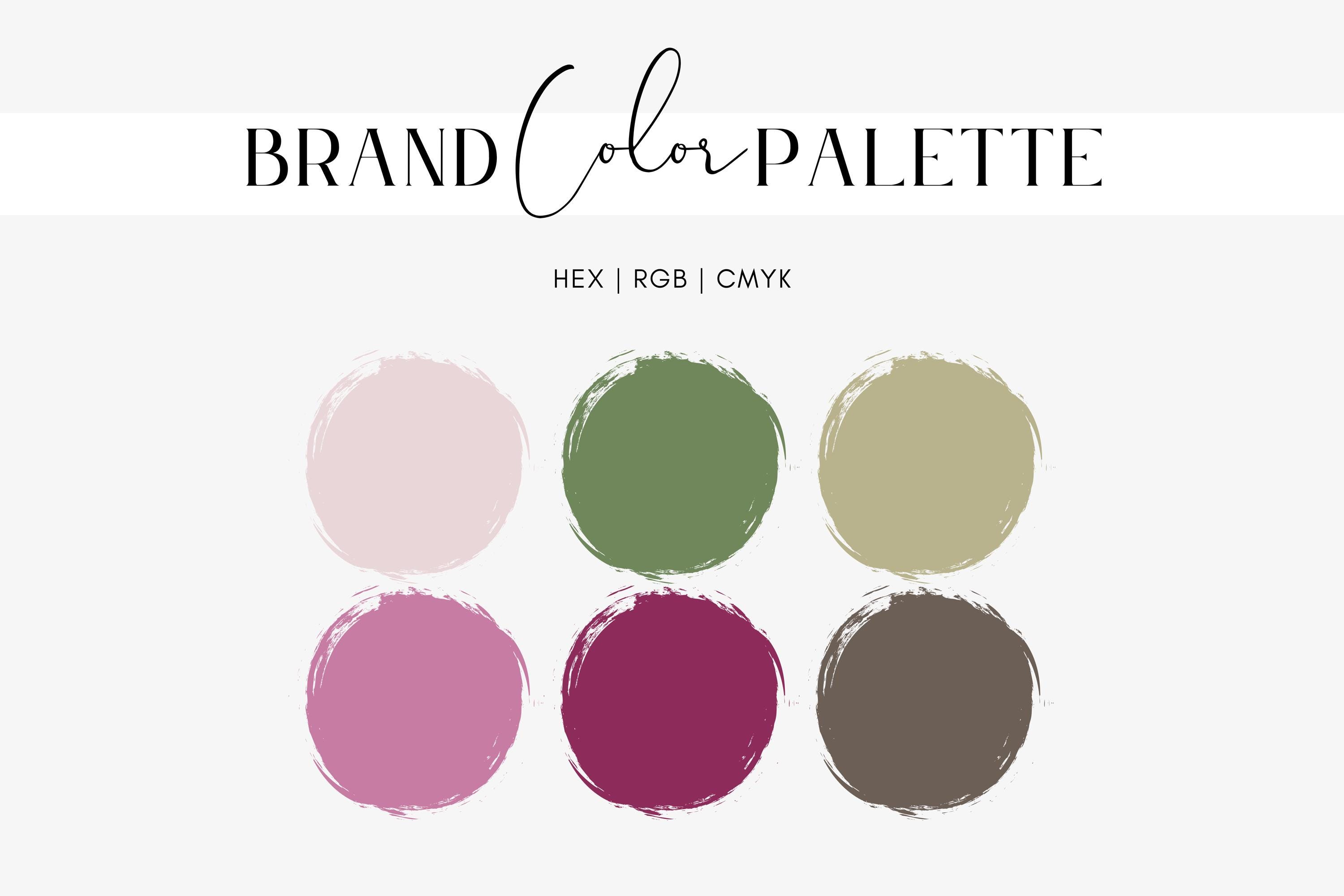 Pink and Green Color Palette, English Cottage Color Scheme, Floral ...