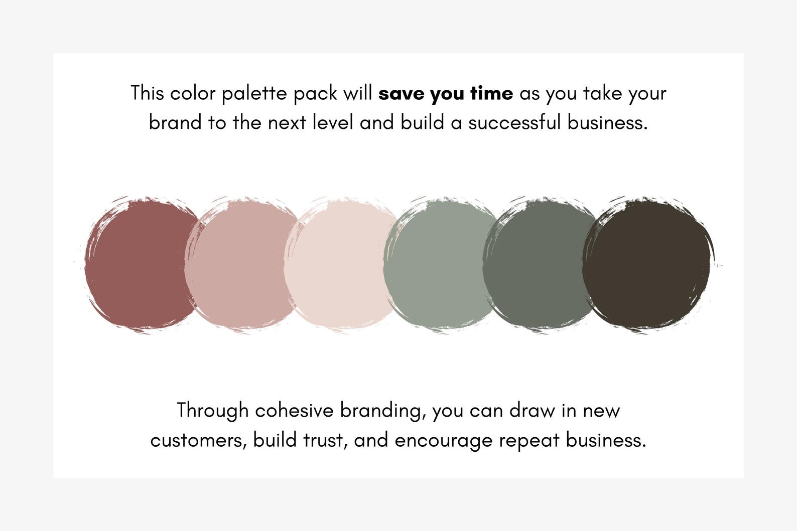 Mauve and Sage Green Color Palette, Natural Color Theme, Branding for ...