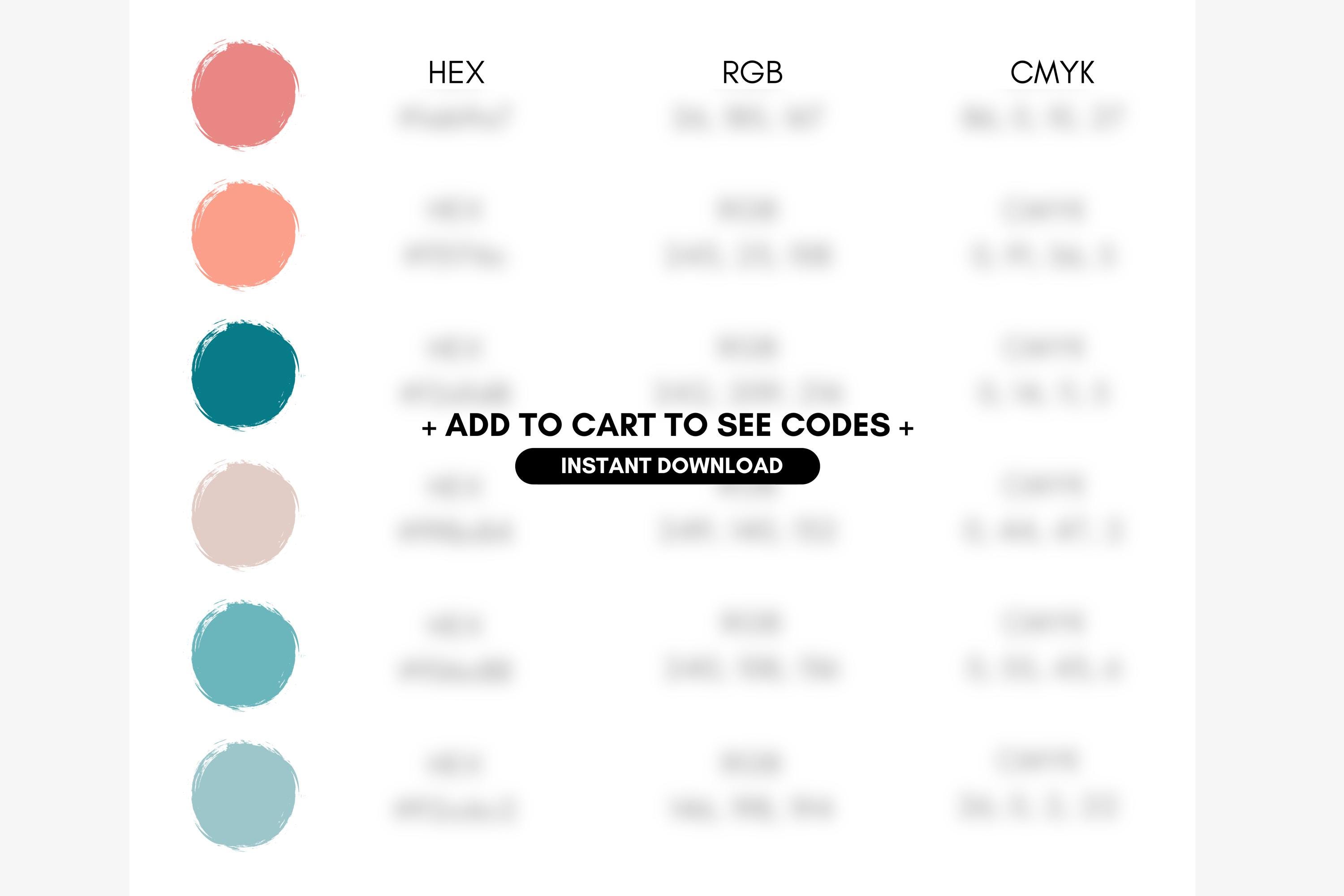 Deep Coral Pink and Dark Teal Color Palette, Peach, Blush Sand, Ash ...