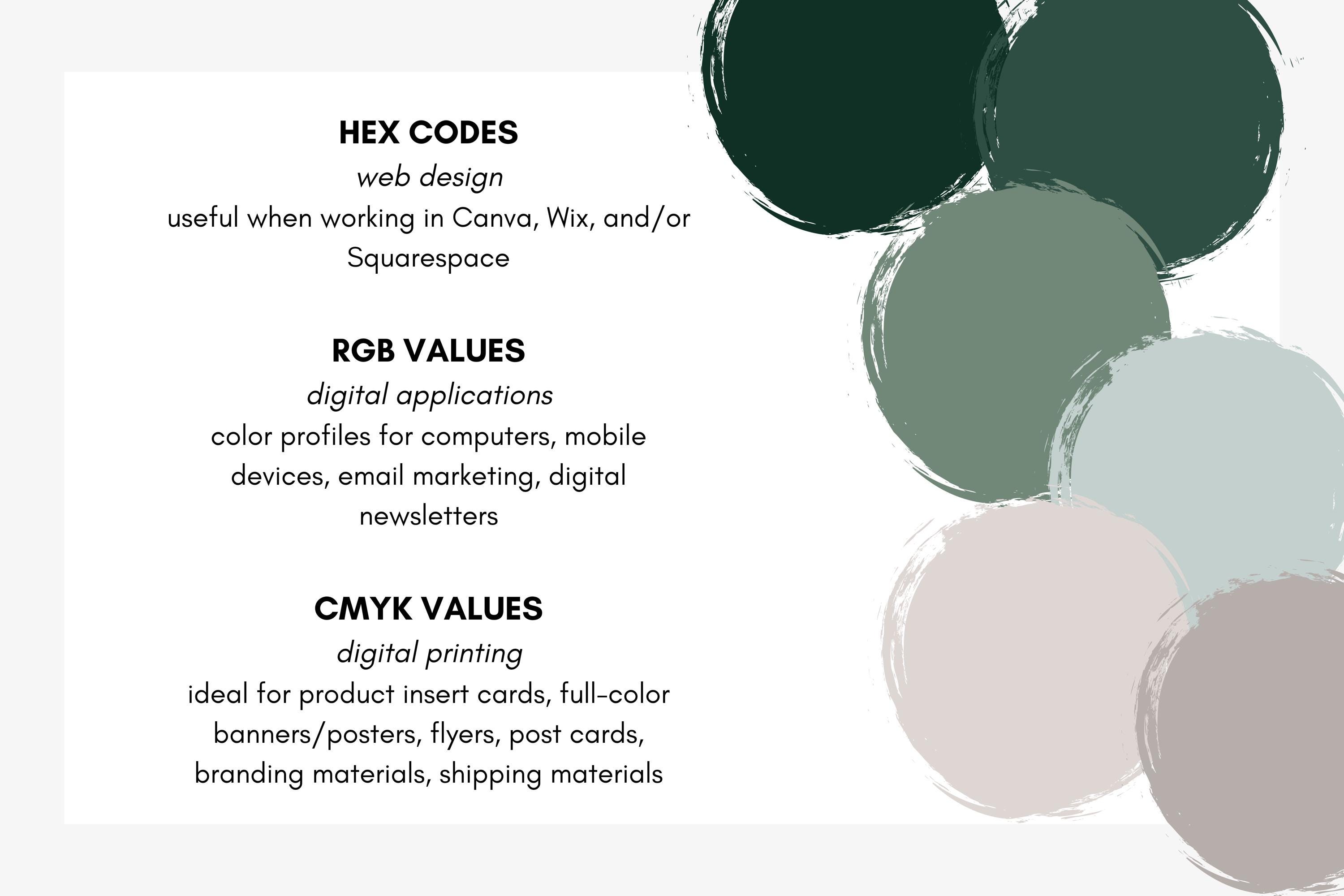 Eucalyptus Color Palette, Neutral Boho Branding for Website and Social ...