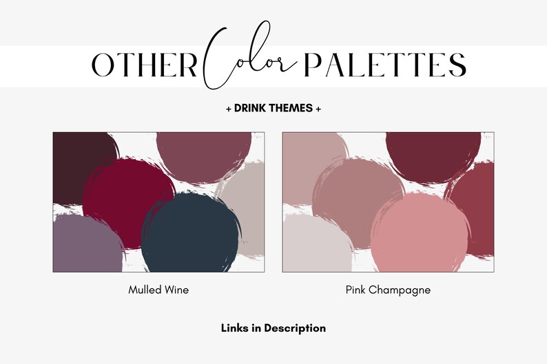 Red Wine Inspired Color Palette, Shades of Plum and Moss Green, Rich ...