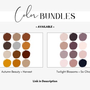 Dark Fall Color Palette for DIY Branding Design, Autumn Brand Colors ...
