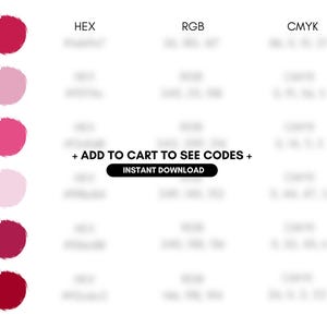 Bright Rich Pink Shades, Color Palette, Soft Pale Pink Brand Colors ...