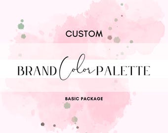 Custom Color Palette, Standard Package, Branding for Small Businesses ...
