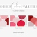 Rich Red Shades, Soft Ash Pink Color Palette, Love, Brand Colors ...