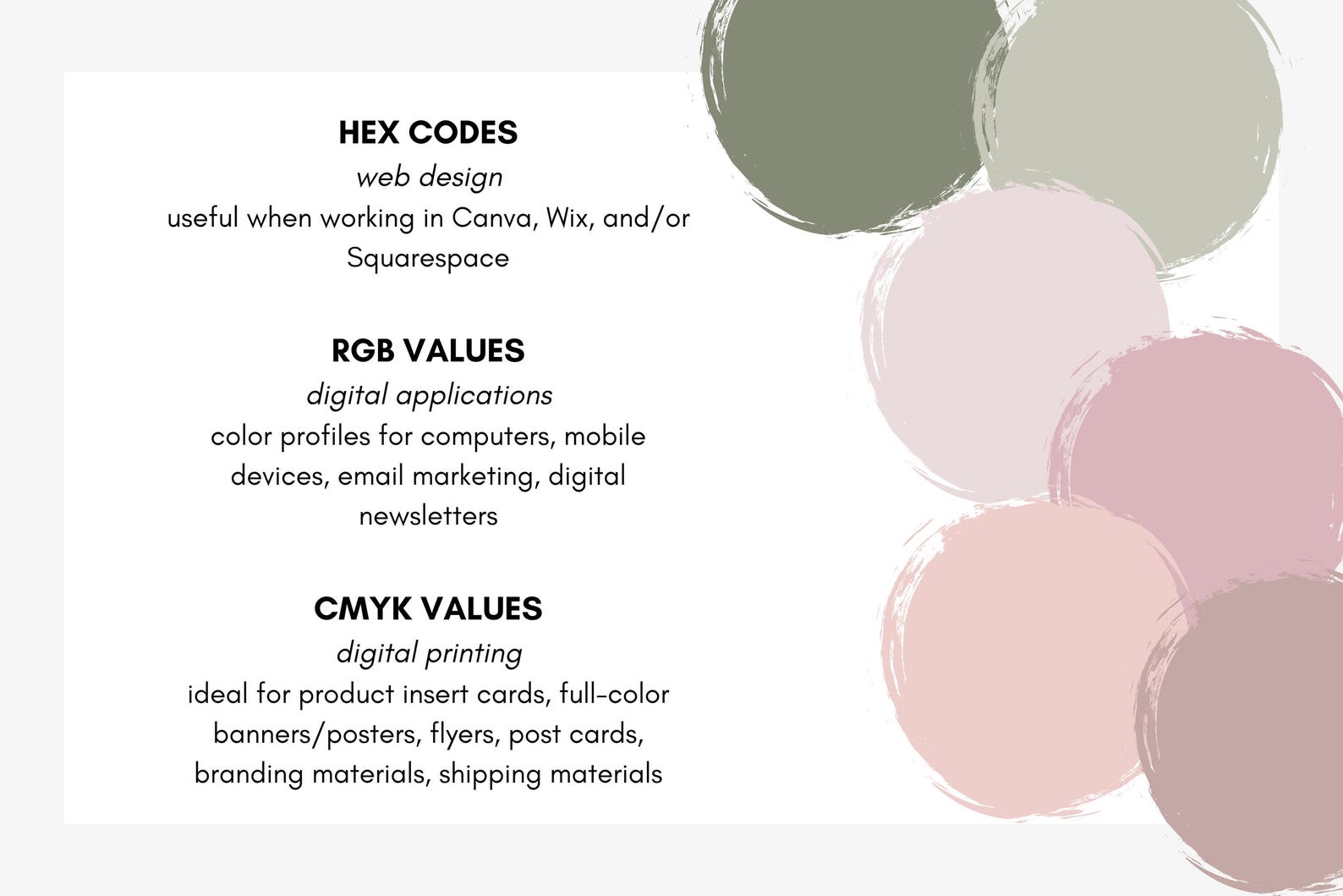 Blush Pink Sage Green Color Palette, Aesthetic Earthy Tones for ...