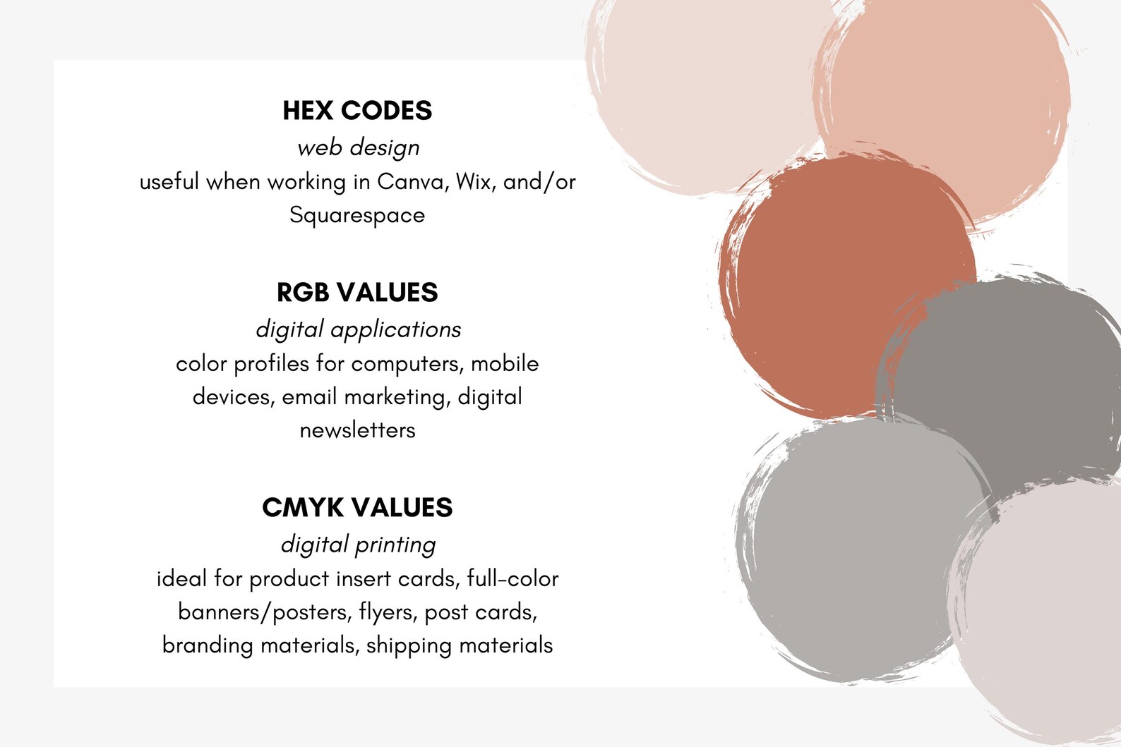Boho Color Palette, Sage Green and Warm Terracotta Shades, Aesthetic ...