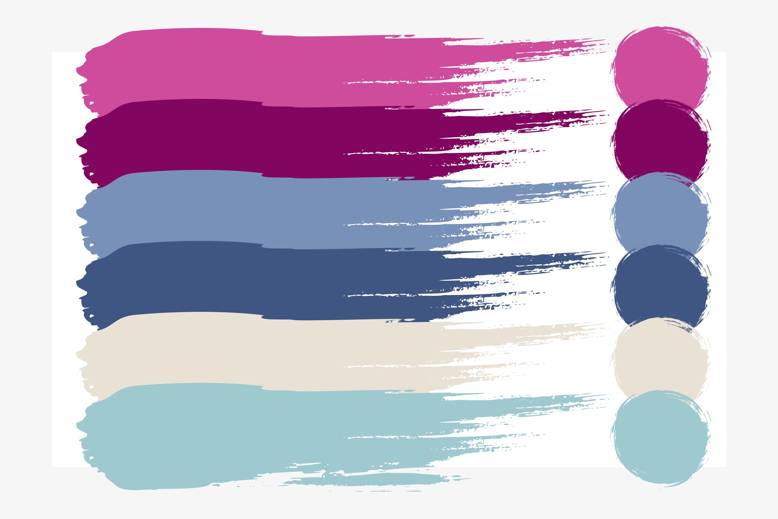 Vibrant Greek Blossoms Color Palette, Pink, Ash Blue, Charcoal, Teal ...