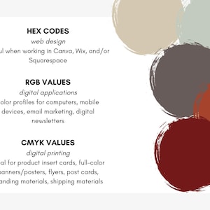 Cozy Fall Color Palette for Digital Marketing Materials, Autumn Brand ...