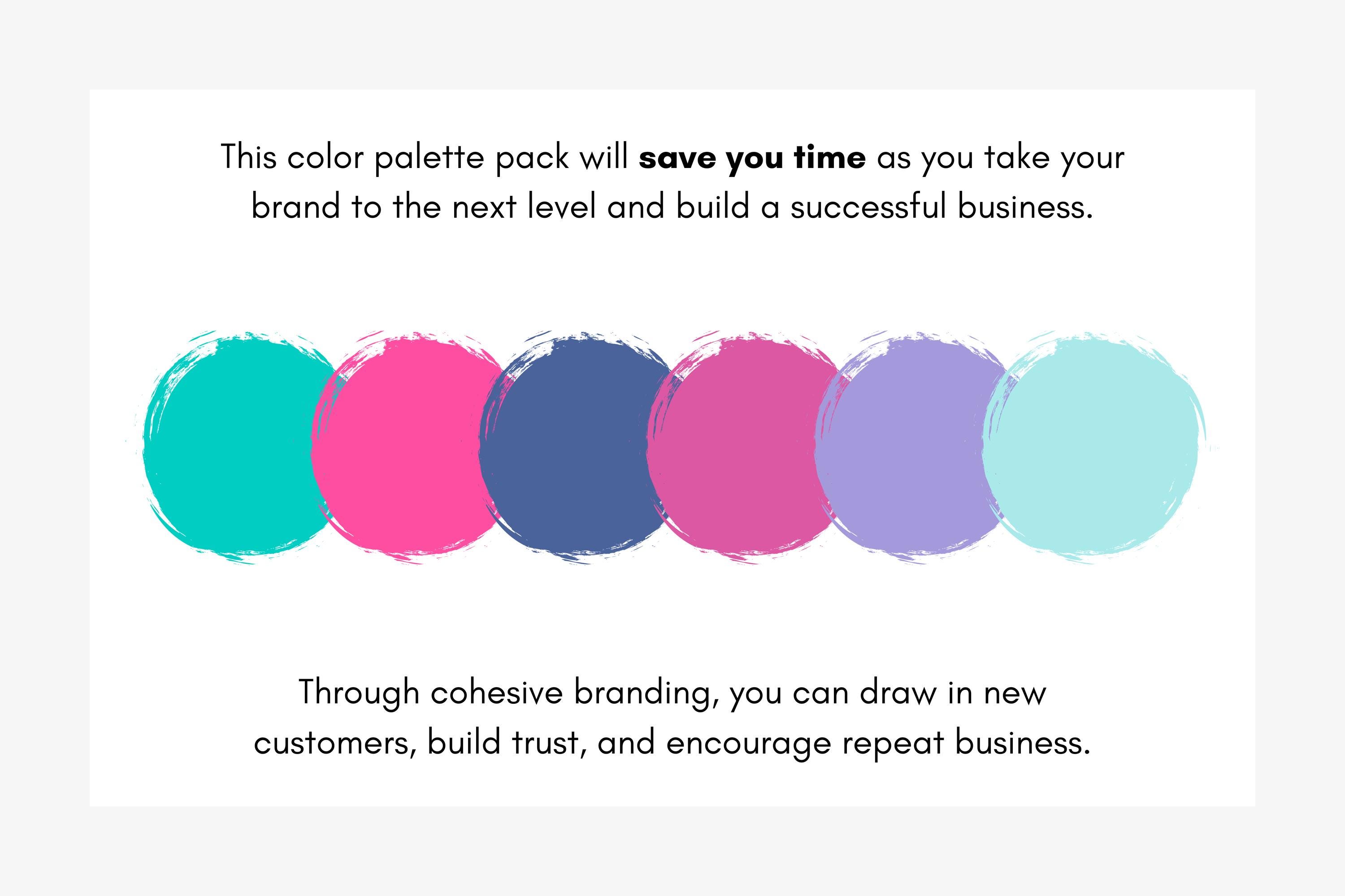 90s Vibes Color Palette for Branding Design, Bright Nostalgic Color ...