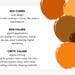 Orange and Brown Fall Color Palette, Branding Design for Small Business ...