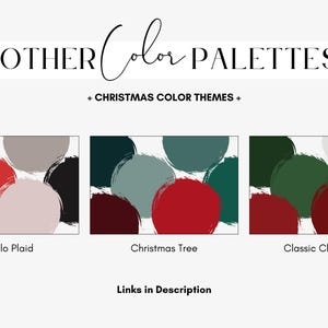 Vibrant Green and Red Christmas Color Palette for Branding Design, Hex ...