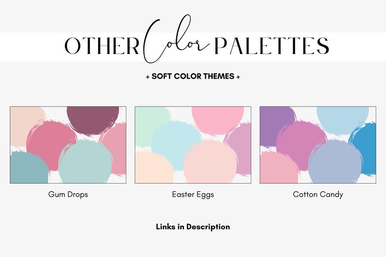 Soft Rainbow Color Palette for Small Business Branding, Fun Color ...