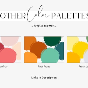 Citrus Color Palette for Branding, Dark Rosy Pink, Coral, Crimson ...