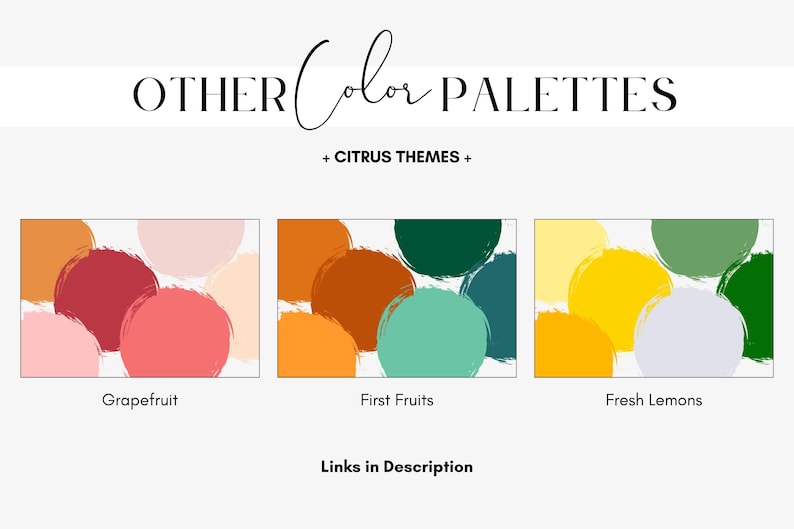 Citrus Color Palette for Branding, Dark Rosy Pink, Coral, Crimson ...