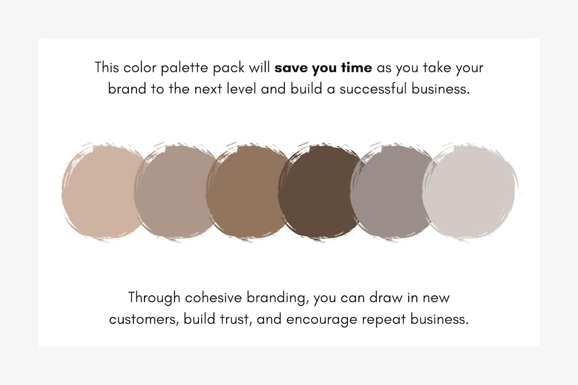 Mocha Color Palette, Boho Brand Colors, Earth Tones for Website and ...