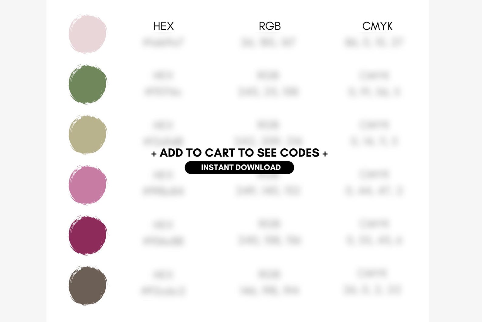 Pink and Green Color Palette, English Cottage Color Scheme, Floral ...