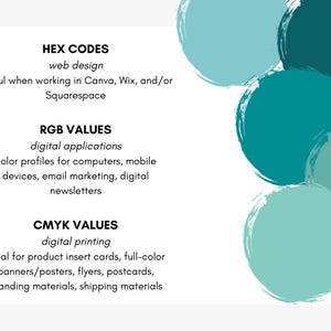 Shades of Turquoise Color Palette, Light Blue Green, Dark, Vibrant ...