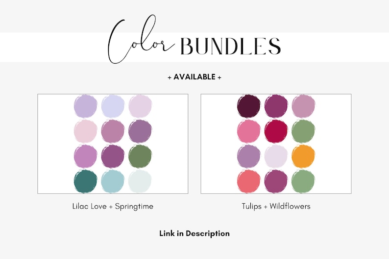 Hydrangea Color Palette, Purple Shades, Lavender, Dusty Rose, Branding ...