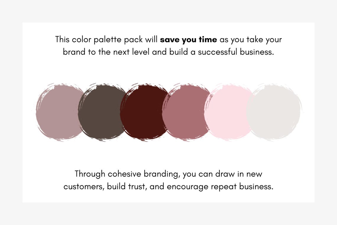 Cherry Blossoms Color Palette, Moody Branding for Website Color Scheme ...