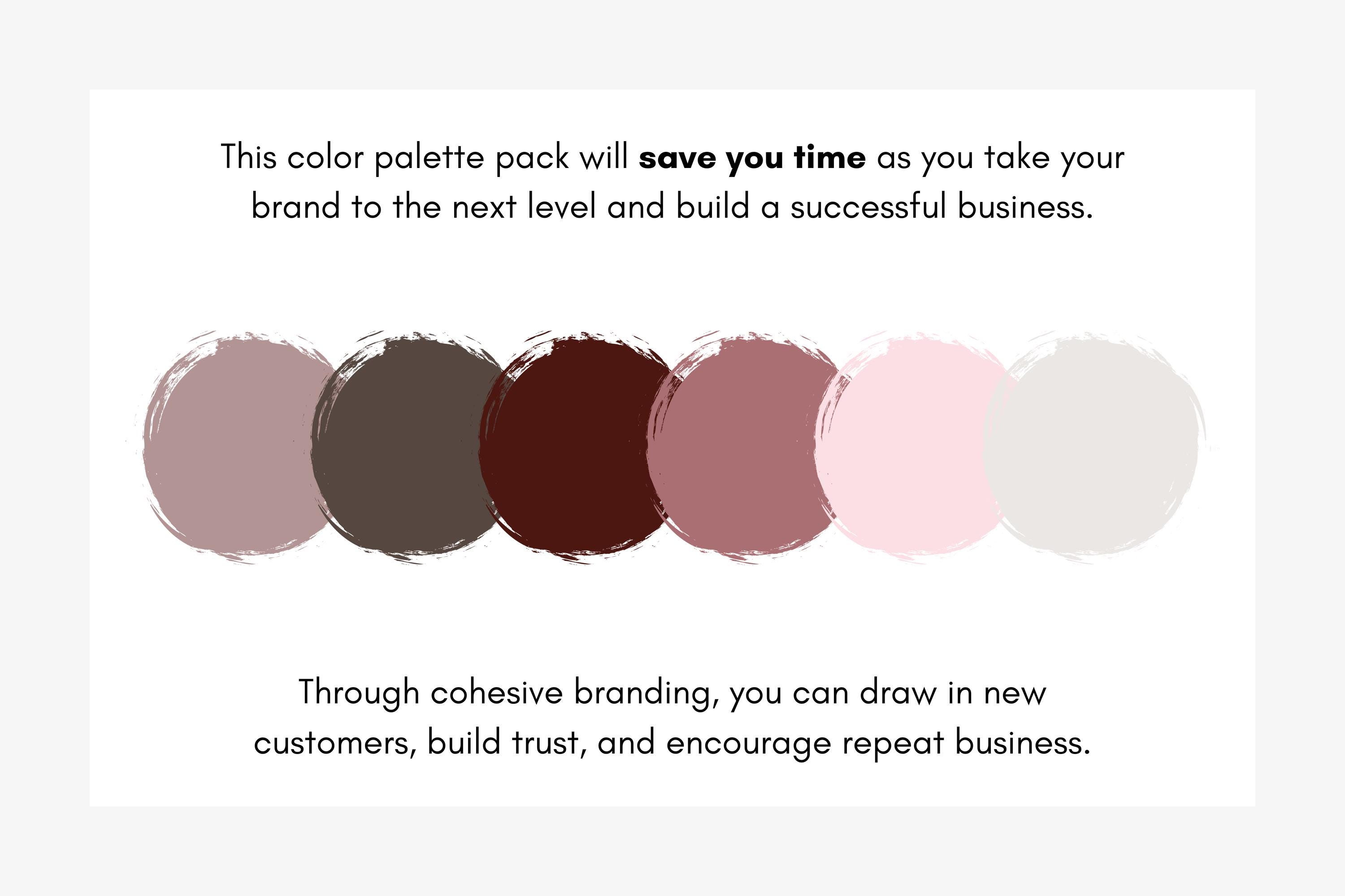 Cherry Blossoms Color Palette, Moody Branding for Website Color Scheme ...