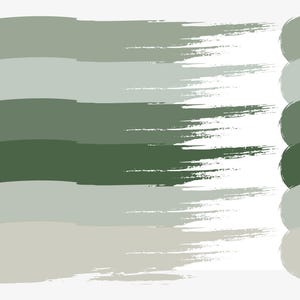 Soft and Dark Green Color Palette for Branding, Pastel Hex Codes, RGB ...