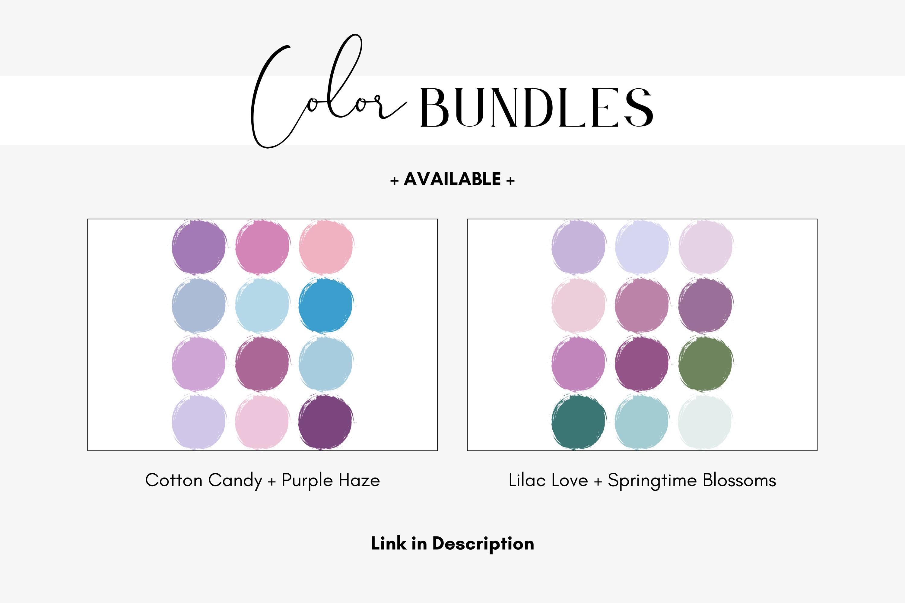 Soft Rainbow Color Palette for Small Business Branding, Fun Color ...