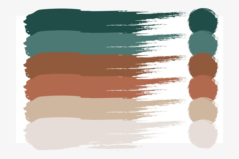 Green and Brown Color Palette for Digital Marketing Materials, Autumn ...