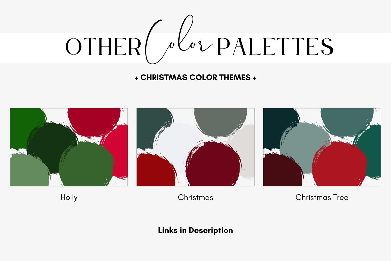 Buffalo Plaid Color Palette, Red, Black, Pink, Gray, Christmas Branding ...