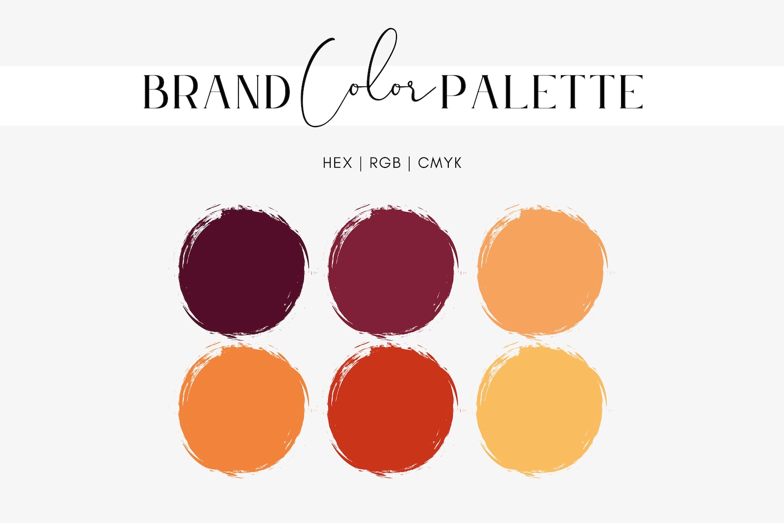 Bright Autumn Color Palette for DIY Branding Design, Fall Leaves, Brand ...