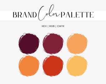 Soft Autumn Color Palette for DIY Branding Design, Fall Brand Colors ...