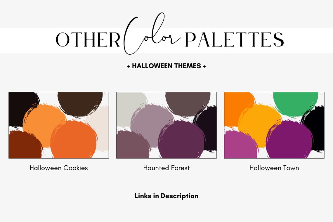 Halloween Color Palette, Orange, Dark Purple, Black, Gray, Spooky ...