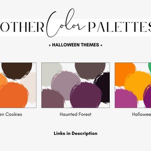Halloween Color Palette, Orange, Dark Purple, Black, Gray, Spooky ...