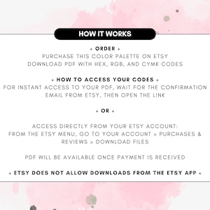Dusty Rose Color Palette, Soft Pink Brand Colors for Website and Social ...