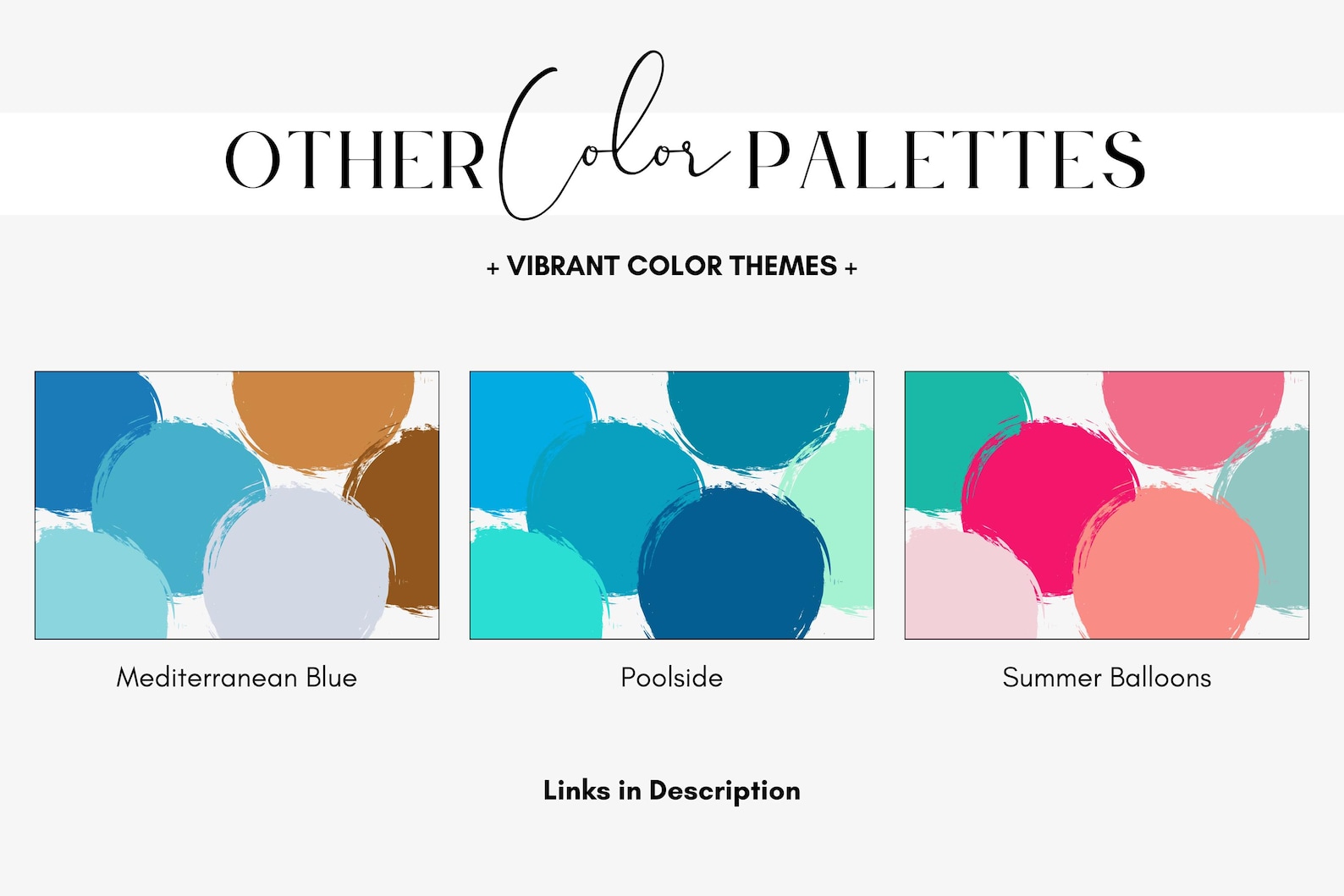 Vibrant Blue Color Palette for Website Color Scheme, Branding Design ...
