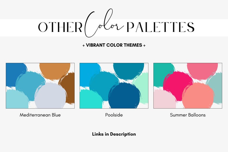 Vibrant Blue Color Palette for Website Color Scheme, Branding Design ...
