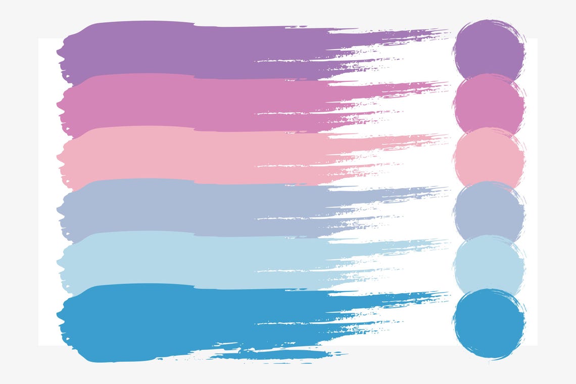 Cotton Candy Color Palette, Digital Branding Design, Soft Brand Colors ...