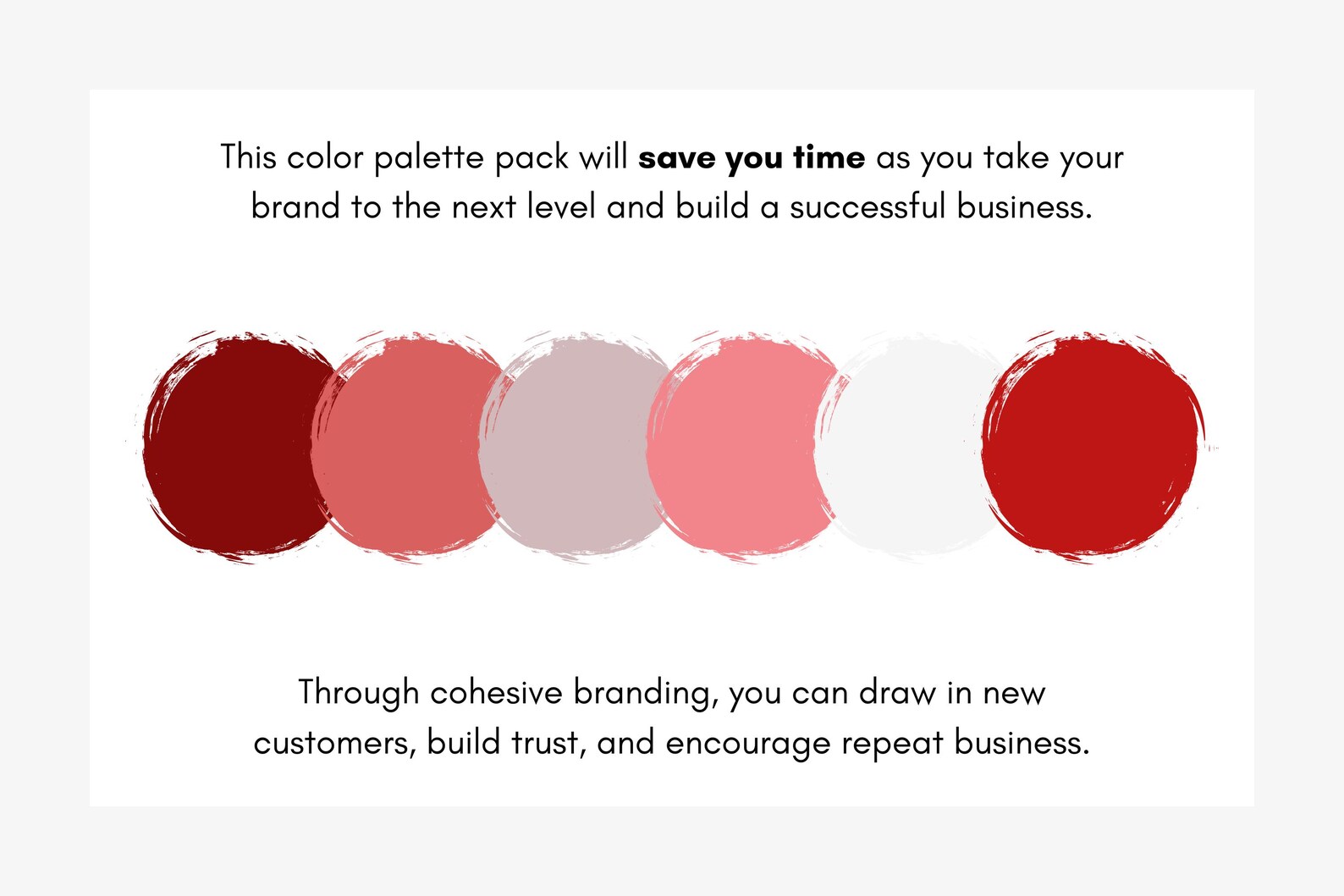 Rich Burgundy, Deep Rouge, Blush, Ash Pink, Ice White Color Palette ...