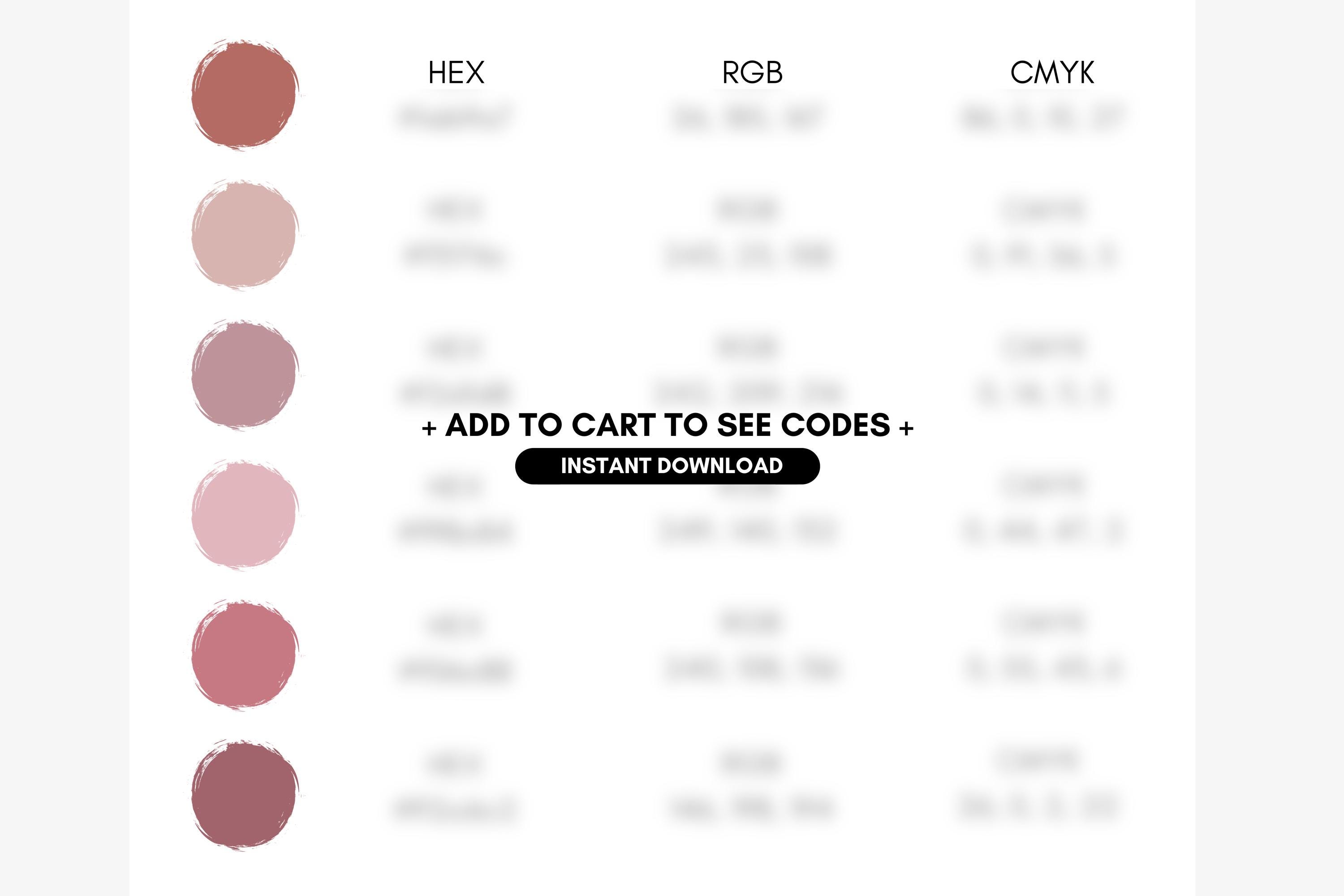 Blushing Color Palette, Rosy Terracotta, Warm Beige, Rose Taupe, Dusty ...
