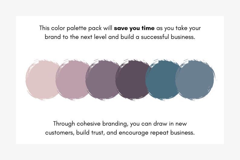 Purple Teal Color Palette, Designer Branding for Small Business ...