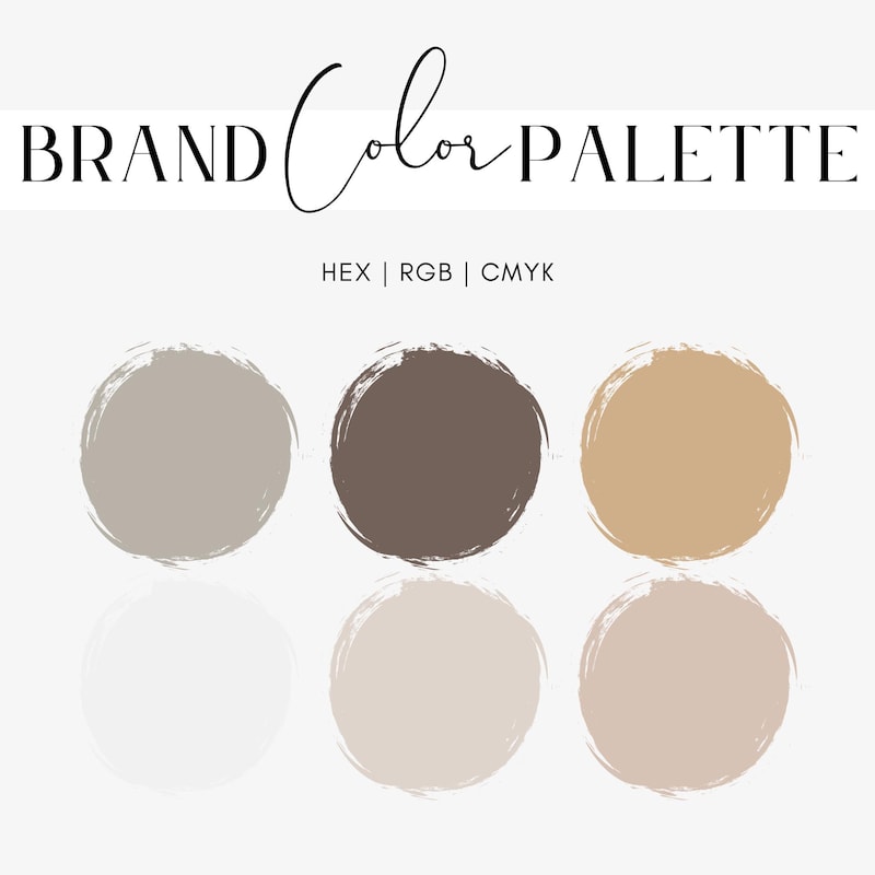 Taupe Brown Color Scheme - Etsy UK